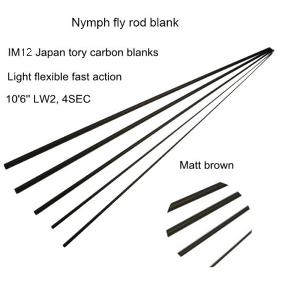 Aventik Ninfa Casting Carbon Fly Rod, Branco, Ação Rápida, Matt Brown ...