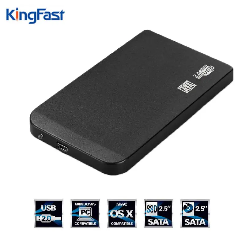 KINGFAST-2-5-inch-USB-2-0-Hard-Drive-Disk-Disc-External-Enclosure-Case ...