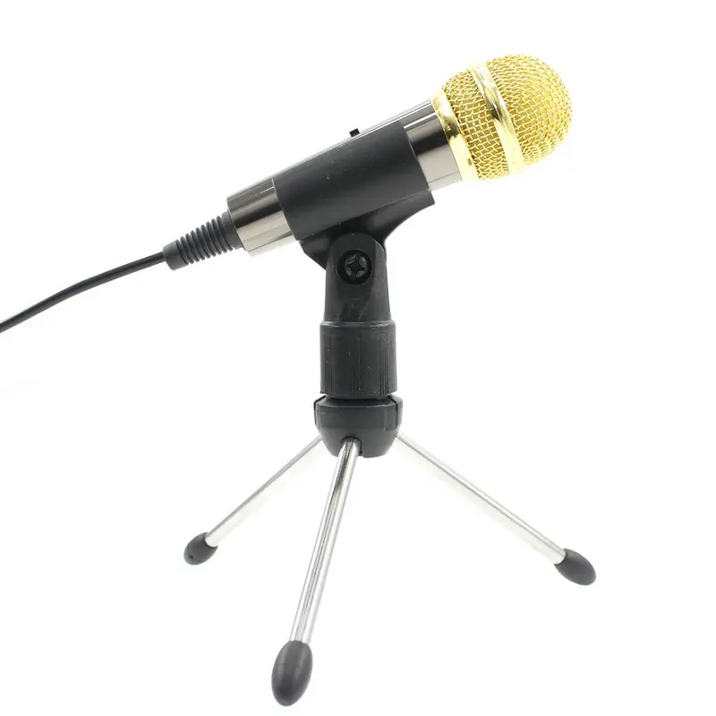 Metal Jack 3.5mm Studio Professional Microphone Handheld Mic For Mobile ...