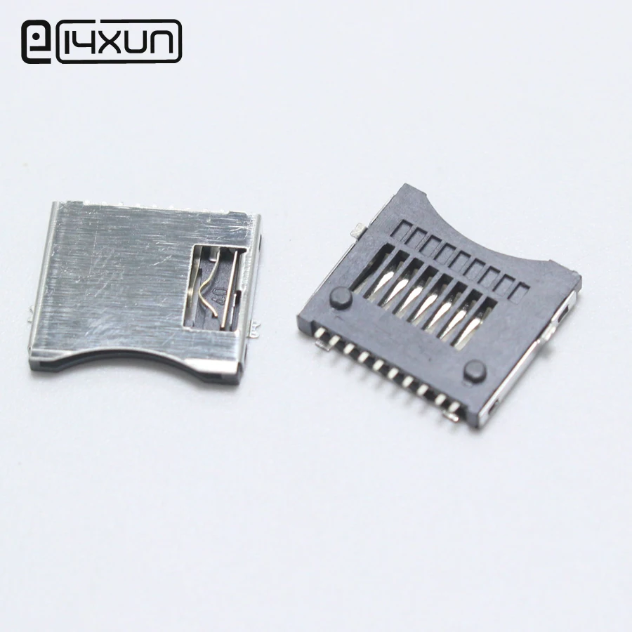 10pcs 10pin Micro SD Card Slot jack SD Jack Connector TF Card Deck Fit ...