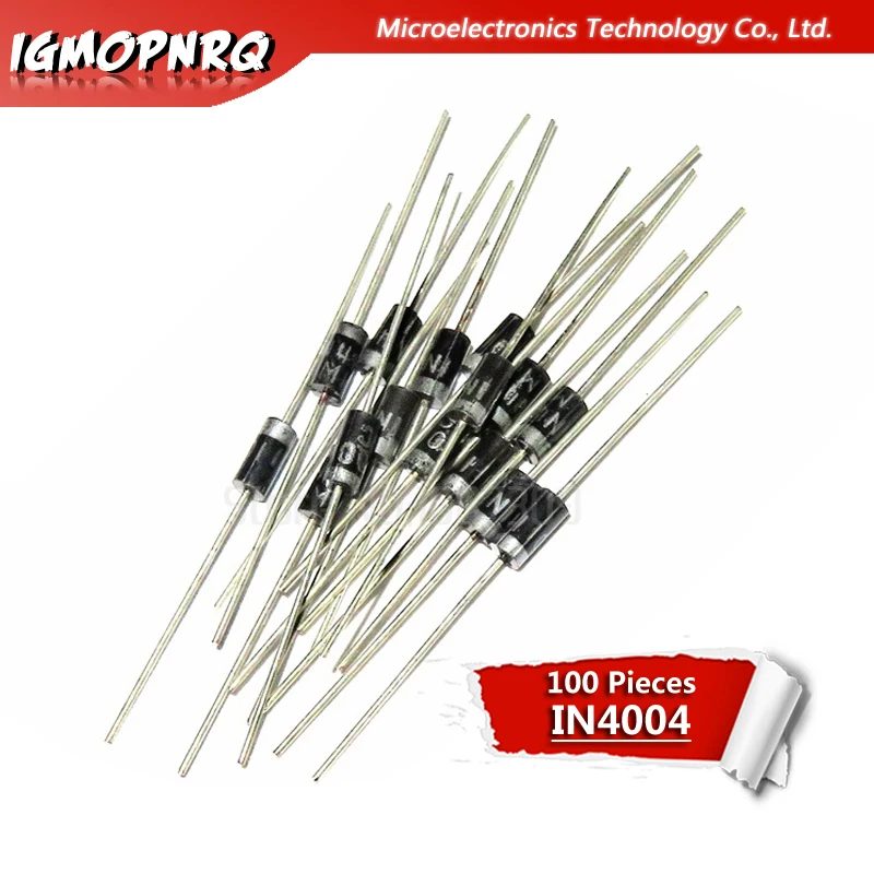 100pcs In4004 1a 400v Do-41 1n4004 New Original - Integrated Circuits ...
