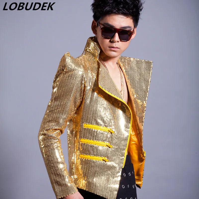 Aliexpress.com : Buy singer gold jacket Male equipment performance ...