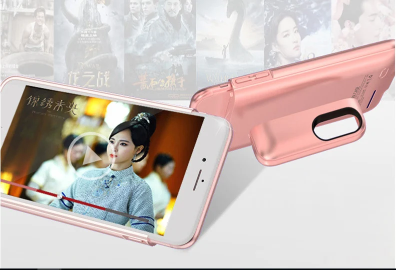 Mobile Phone Battery Charger protector Case for apple coque iphone 6 7 8 Plus X XS Max 4200/5000 ...