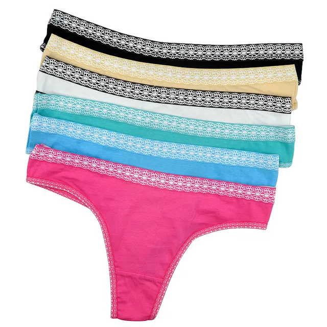 Lobbpaja Brand Lot 6 Pcs Womens Sexy G Strings Thongs Women Underwear