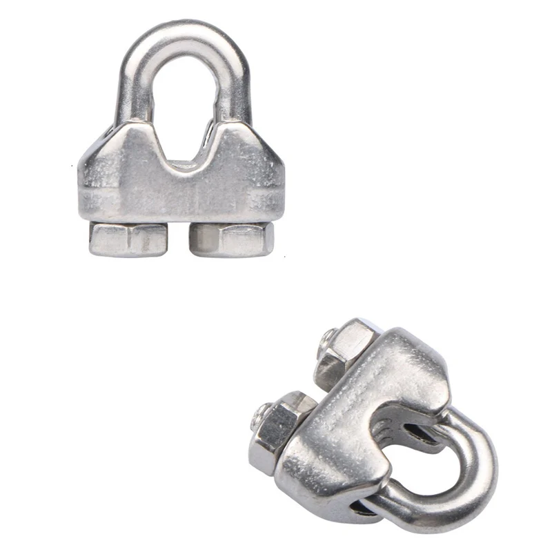 Wire Rope Clips - M2 Stainless Steel Cable Clamp Saddle Fastener for ...