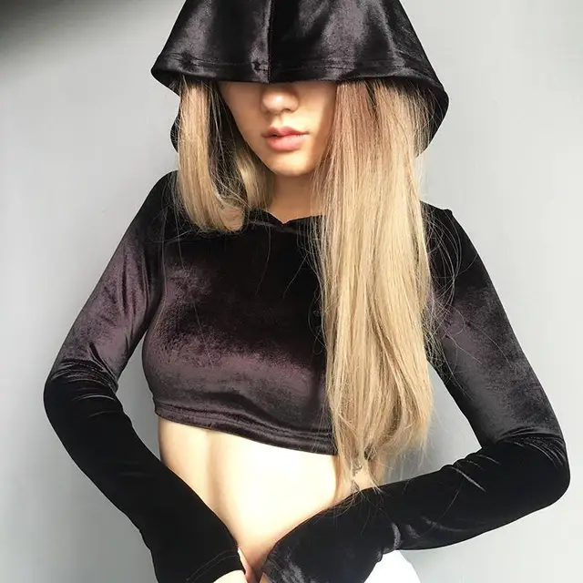 Short Hoodies Female Leisure Slim Coat Autumn Sweatshirt Women Hoodie