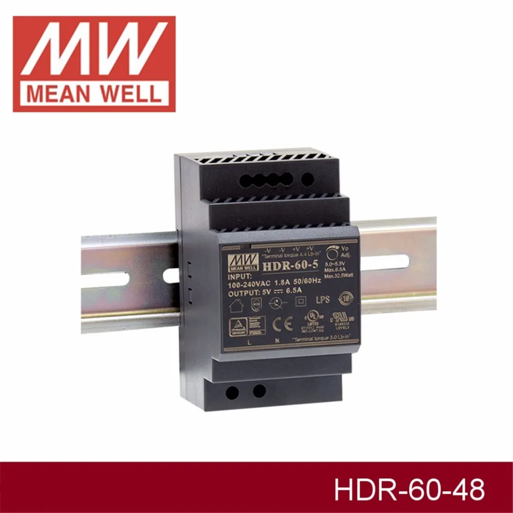 MEAN WELL HDR 60 48 48V 1 25A Meanwell HDR 60 60W Single Output mean-well-hdr-60-48-48v-1-25a-meanwell-hdr-60-60w-single-output