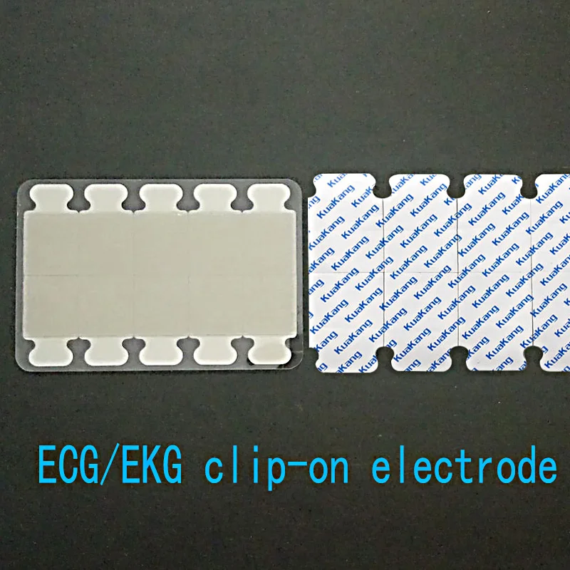 100pcs Disposable Ecg Ekg Accessories The Patient Ekg Clip-on Electrode ...