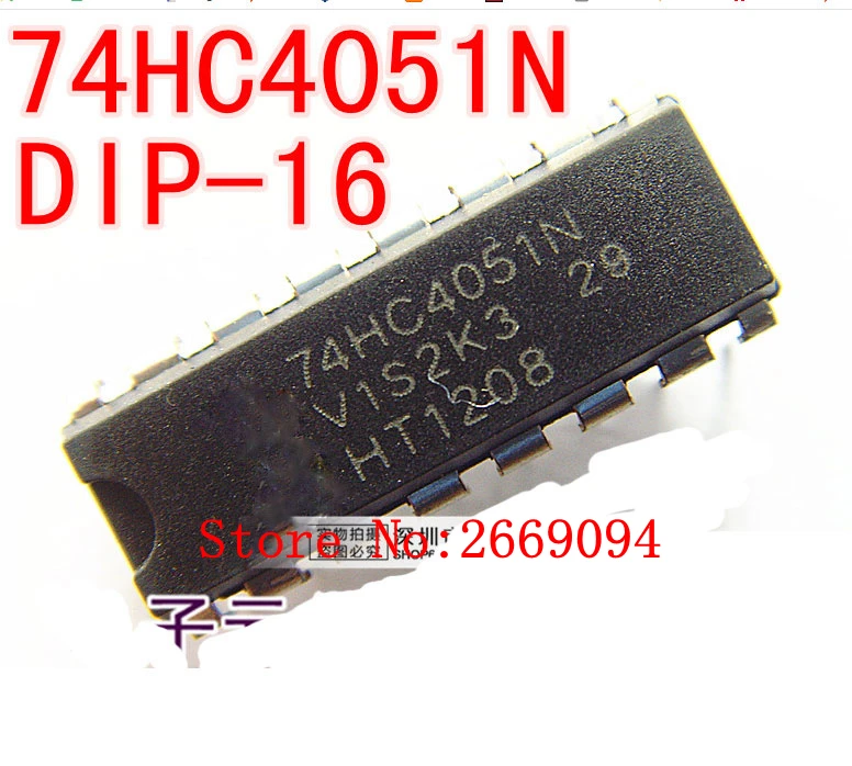 50 uds/100 uds/200 Uds envío gratis 74HC4051N 74HC4051 SN74HC4051N DIP 16|dip-16| - AliExpress