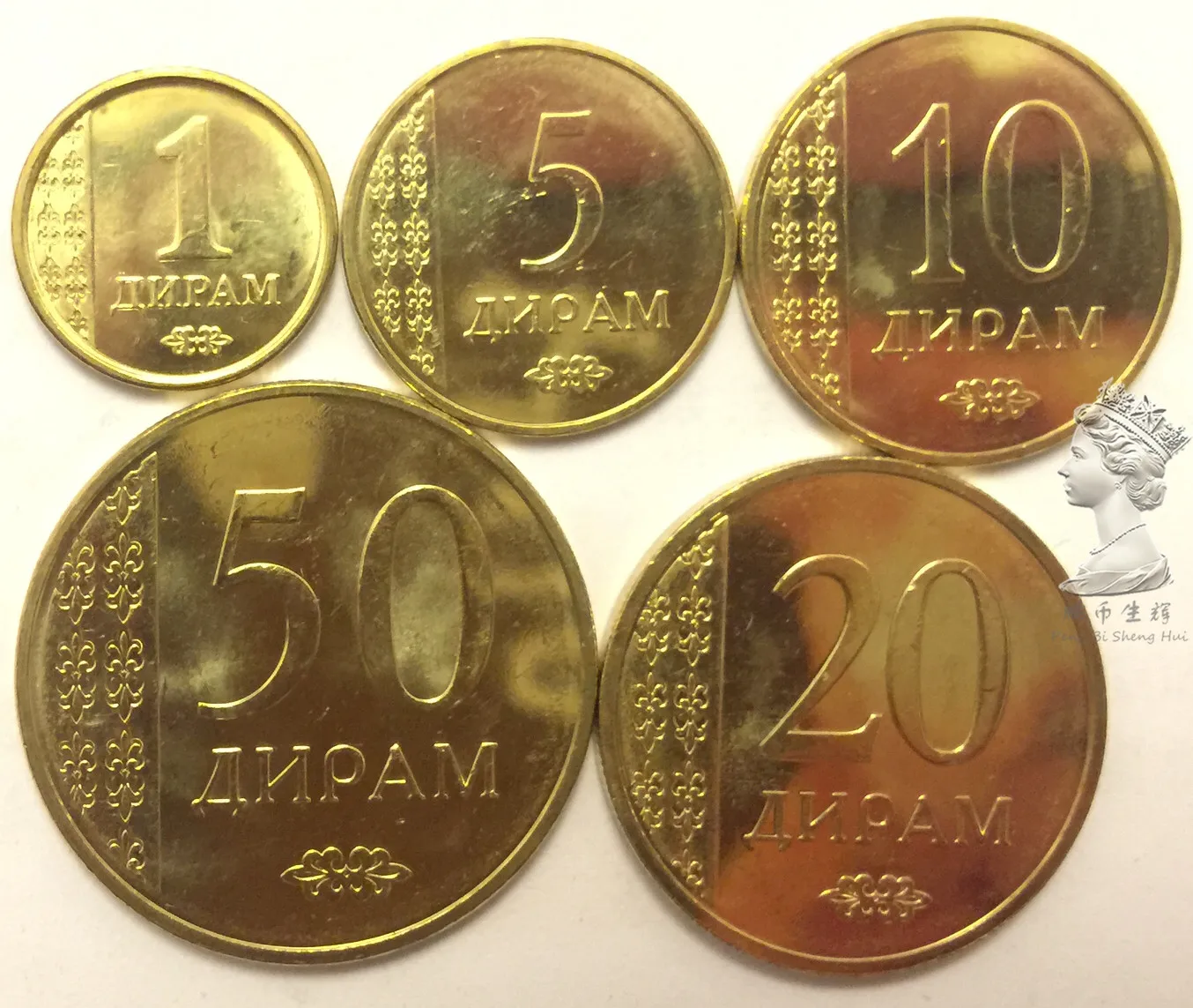 Set 5Pcs Tajikistan Coins Set Edition Asia 100% Original Coin Random ...