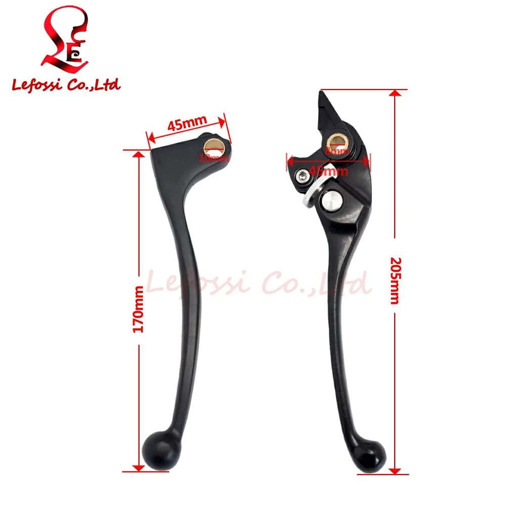 Black Motorcycle Right Left Brake Clutch Hand Lever For Honda CBR 900RR ...