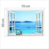 Sea Beach Island 3D Window Wall Stickers – Replete With Deals