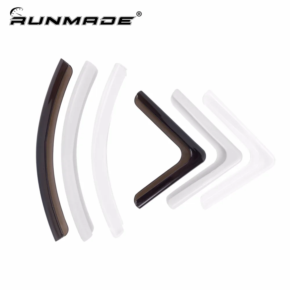 runmade 4pcs Car Door Guard Edge Corner Bumper Buffer Trim Molding ...