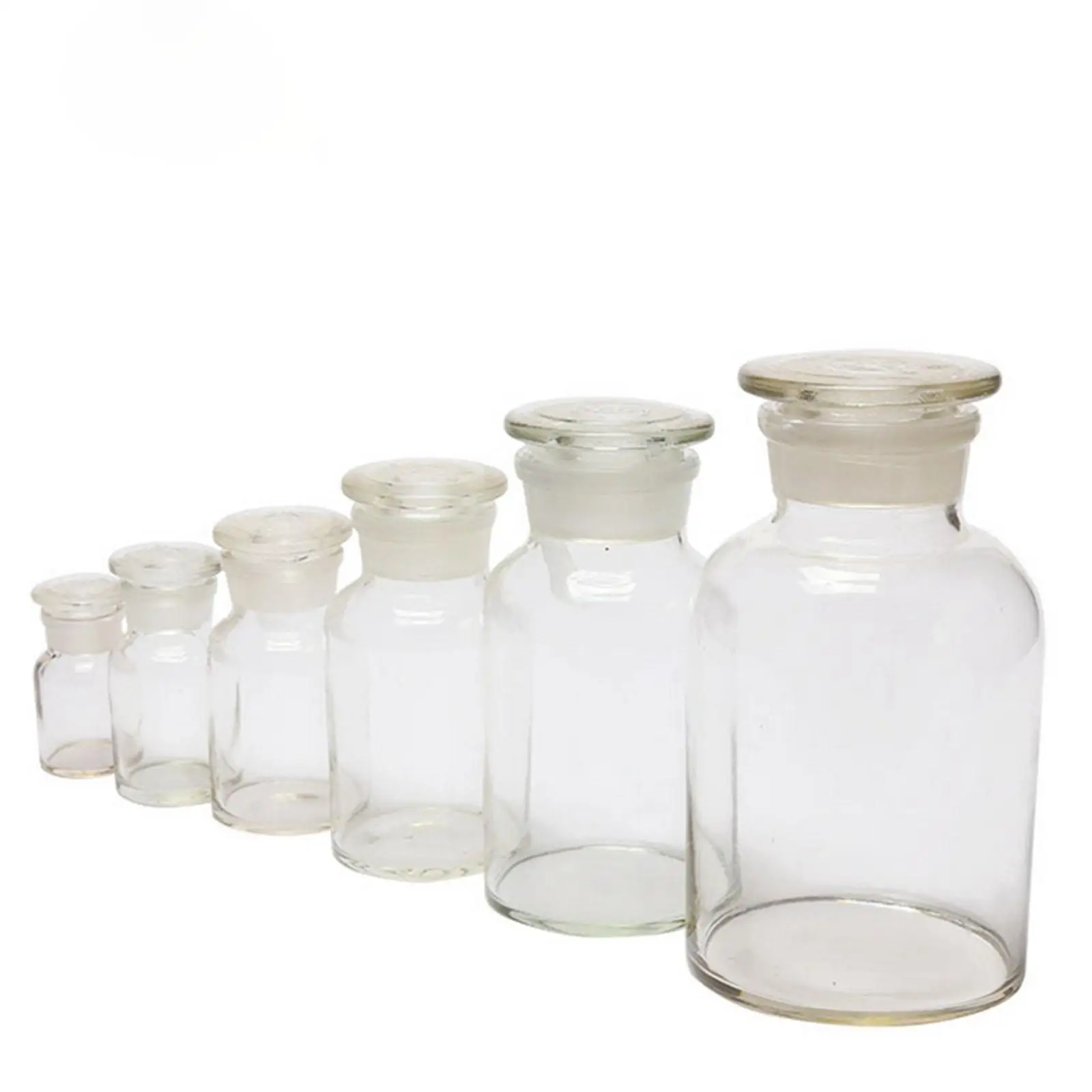 Bocal en verre transparent de 60ml 125ml 250ml 500ml 1000ml 2500ml ...