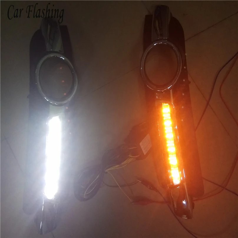 Car Flashing 1set For AUDI A6 C6 2005 2006 2007 2008 LED fog DRL ...