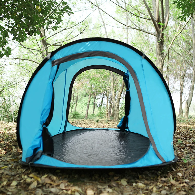 2-3 People Pop up Tent Outdoor Folding Round Camping Tent Automatic ...