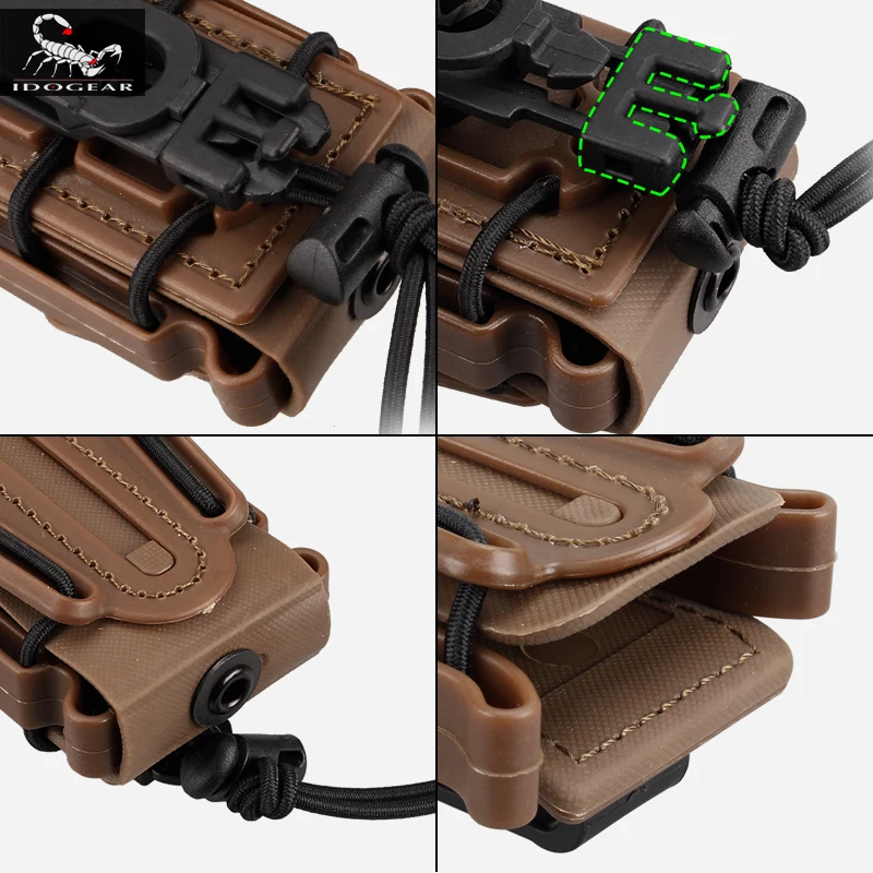 IDOGEAR US army Magazine Pouches Military Fastmag Belt Clip plastic ...