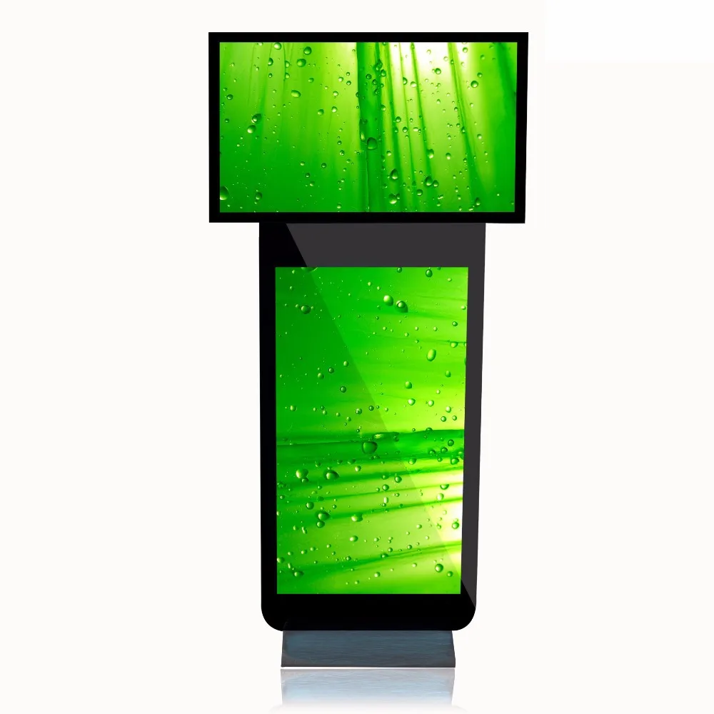 42-55-inch-bandara-Dual-layar-LCD-berdiri-sendiri-digital-signage-42 ...