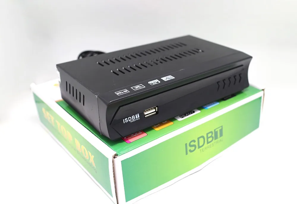 1080P ISDB T Set Top Box HD Terrestrial Digital Video Broadcasting TV ...