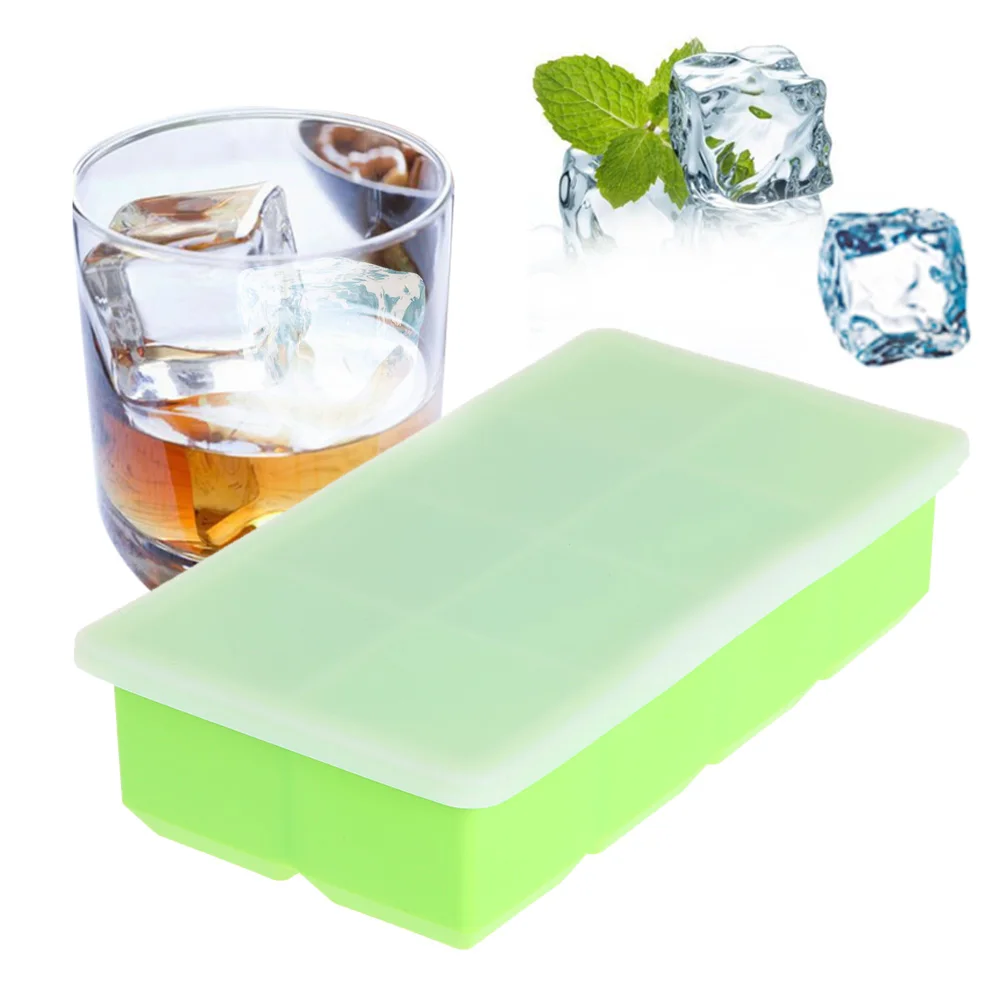 High Quality 1PC Ice Mold With Cap 8 Grids Ice Mold DIY Home ice mould ...