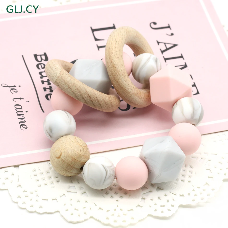 Free shipping Beech Baby Bracelet Animal Shaped Jewelry Teething For ...