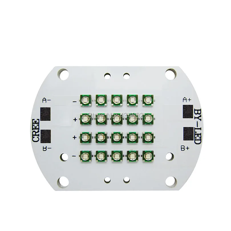 2 Channel 60w High Power Diy Cree Xp-e Led Emitter Light 10pcs Xpe Bule ...