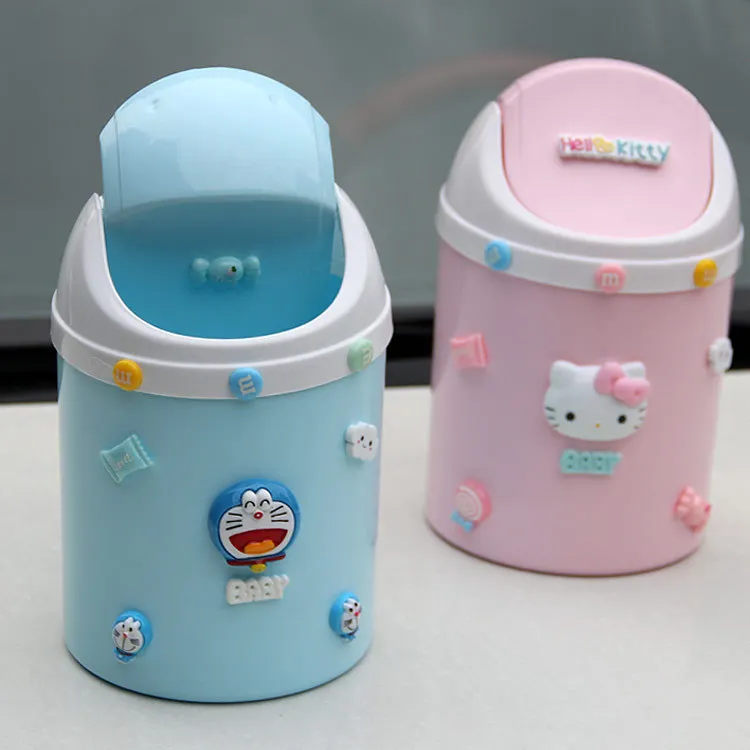 Hello Kitty Cartoon Mini Garbage Bin - KawaiiMerch.com