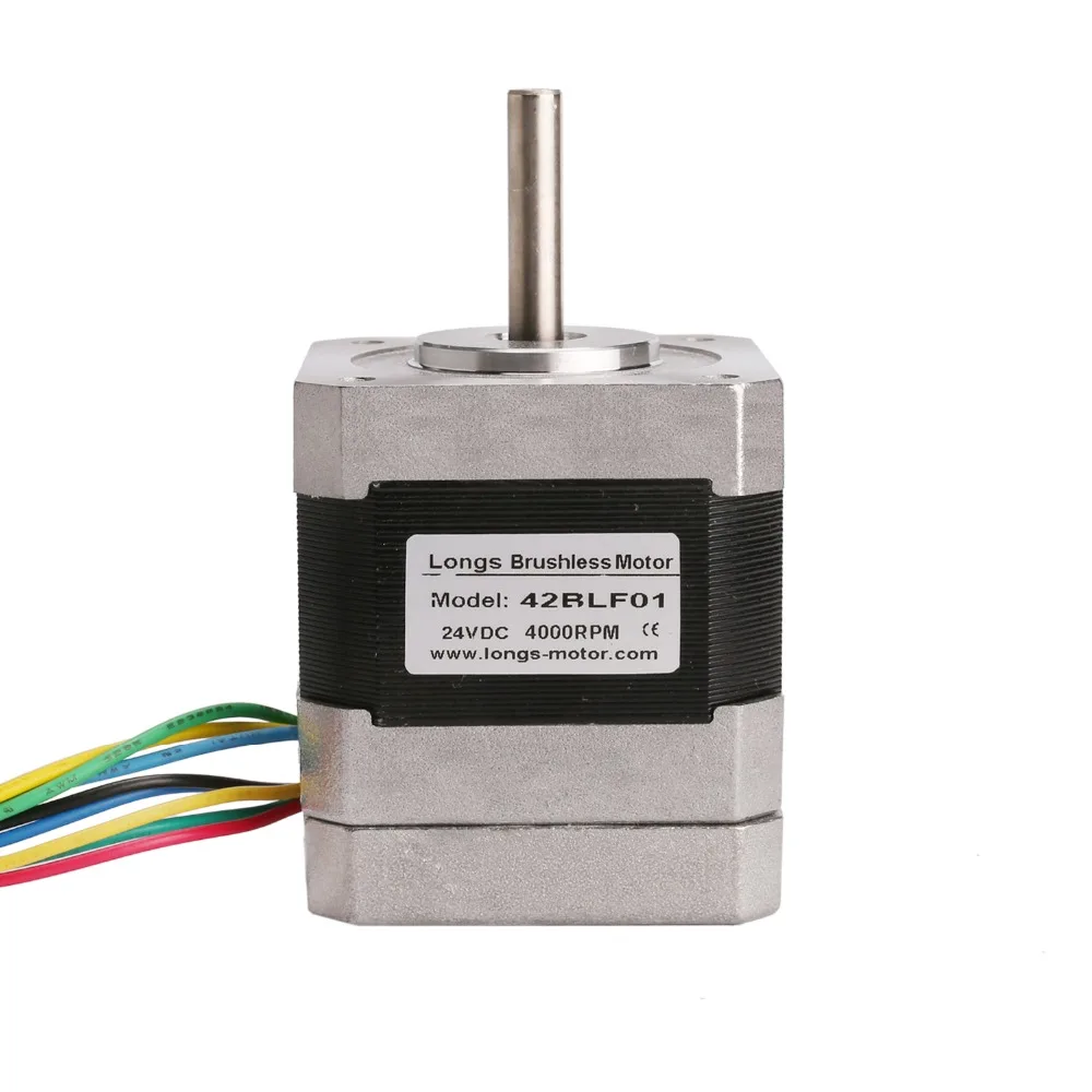 Brushless Dc Motor Nema17 42blf01 26w 24v 4000rpm 3phase Router Milling ...
