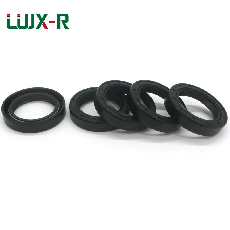LUJX-R-TC-2pcs-Shaft-Seal-Skeleton-Oil-Seal-Ring-Rubber-Gasket-Black ...
