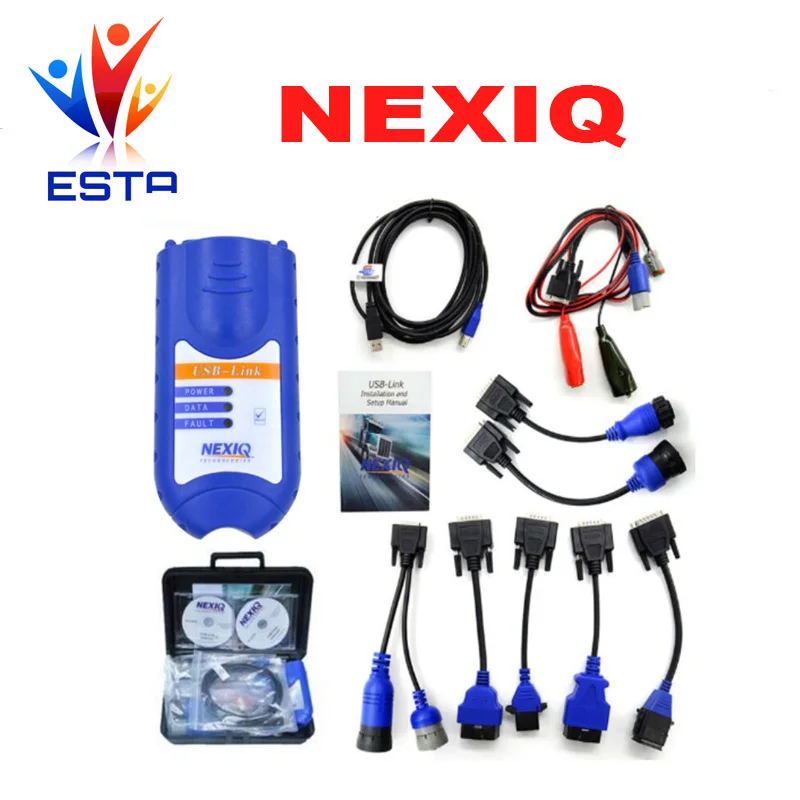 Newest NEXIQ USB LINK 125032 With CD Software Full Set Adapter ...