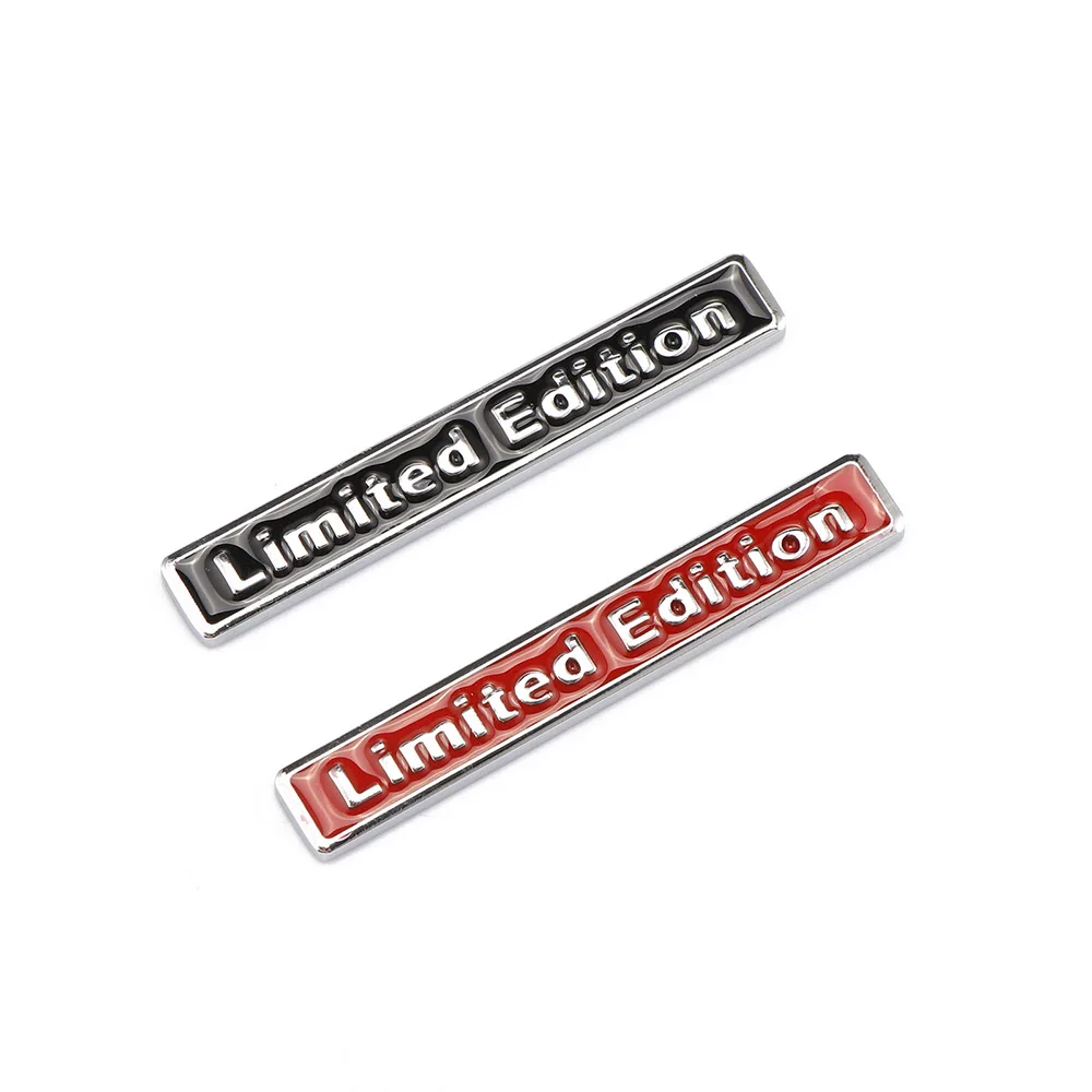 3D Limited Edition Car Sticker Painted Zinc Alloy Trunk Fender Bumper ...