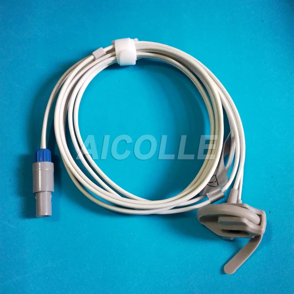 Compatible Edan reusable neonatal silicone wraps spo2 sensor 6 pins 2 ...