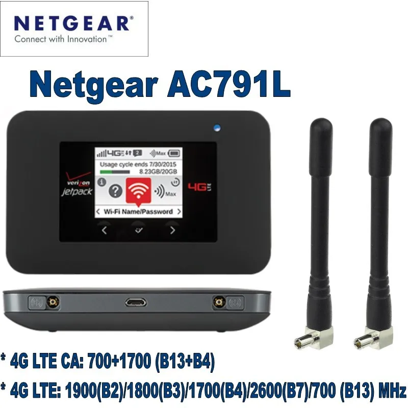 Netgear Verizon Jetpack 4G LTE Mobile Hotspot AC791L Plus antenna ...
