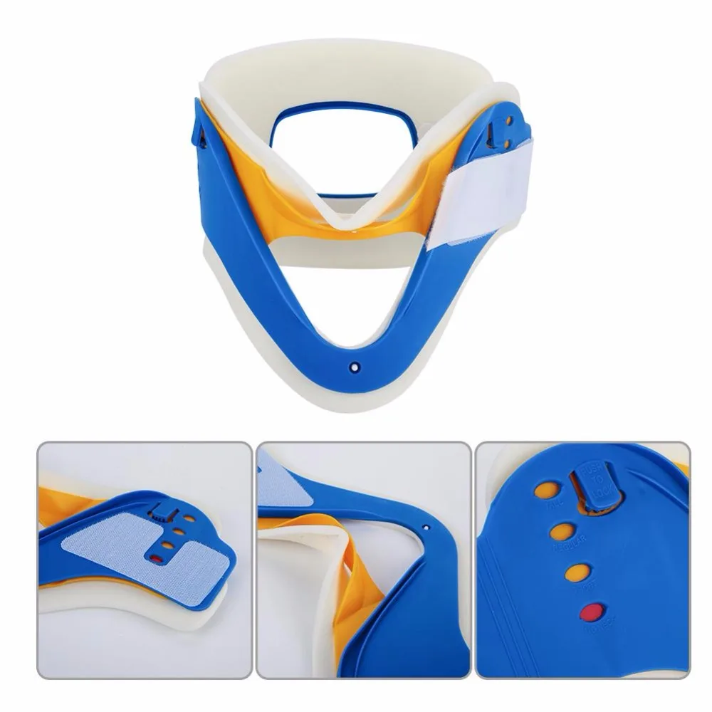 Posture Corrector Adjustable Neck Brace Support Cervical Traction ...