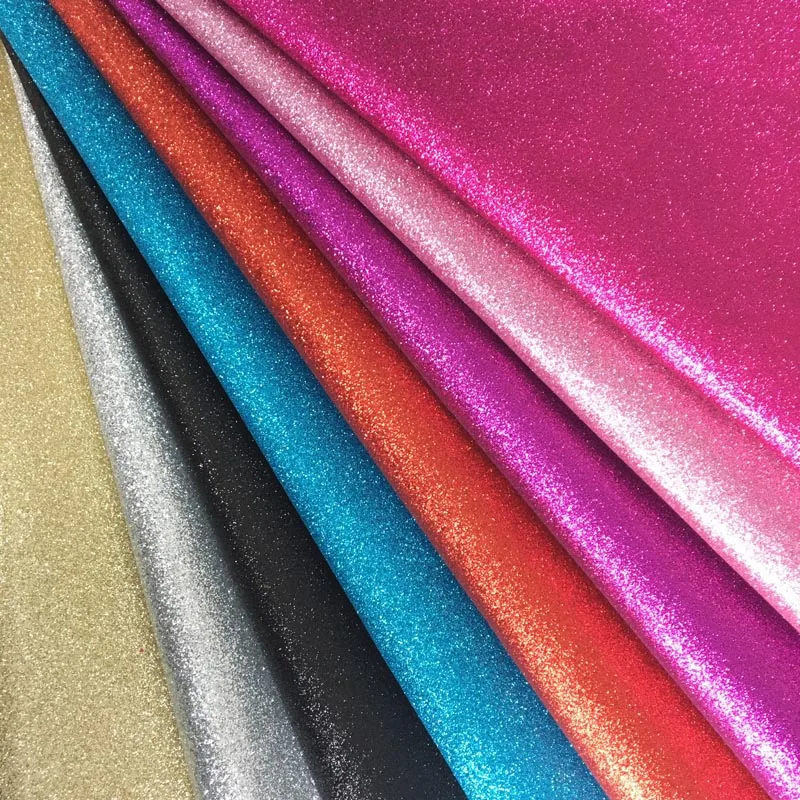 Hot-sale-synthetic-PU-fine-glitter-leather-fabrics-material-10-yard-per ...