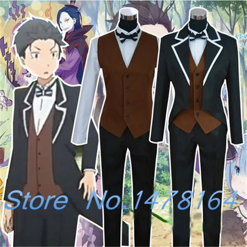 New Re:Zero kara Hajimeru Isekai Seikatsu Subaru Natsuki Butler Suit ...