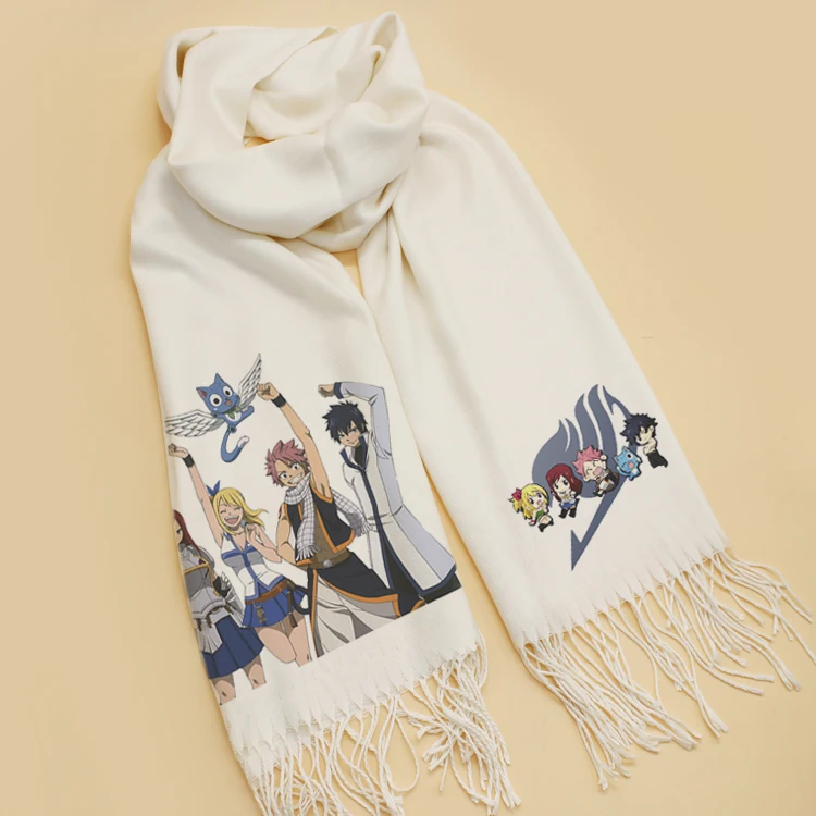 Anime Fairy Tail Cute Natsu Dragneel Scarf Cosplay – Mangaton