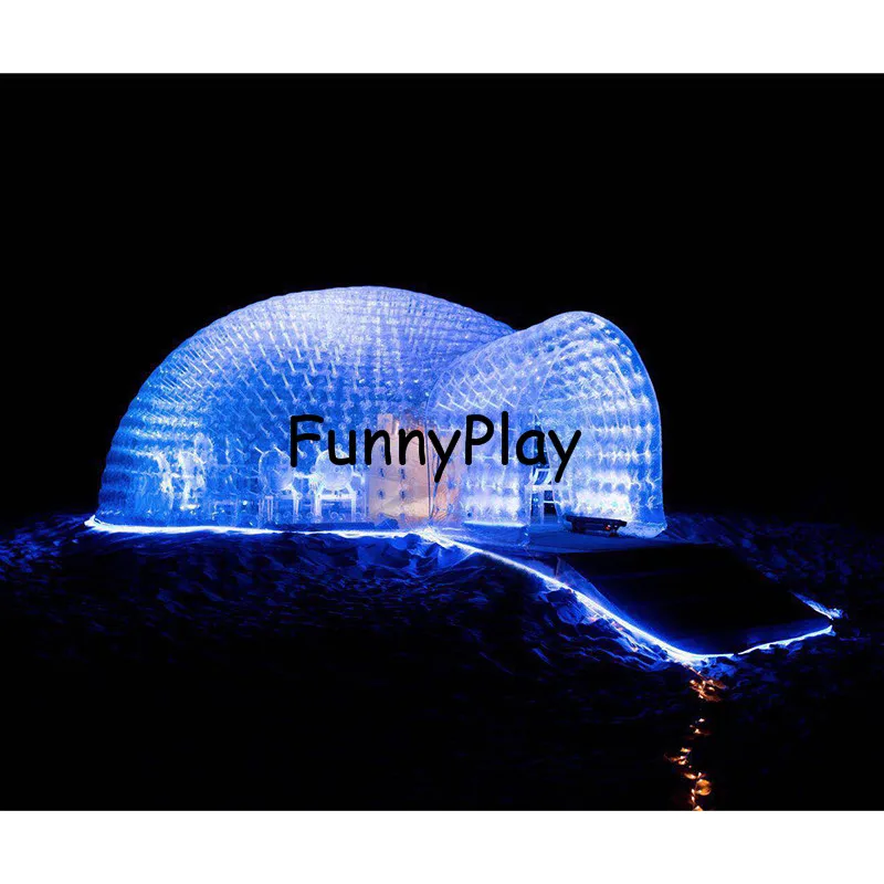 giant party bubble house,double layer transparent bubble family wedding ...