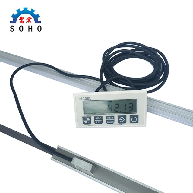 Digital Readout Magnetic linear Scale Encoder Reading Head 5 Micron ...