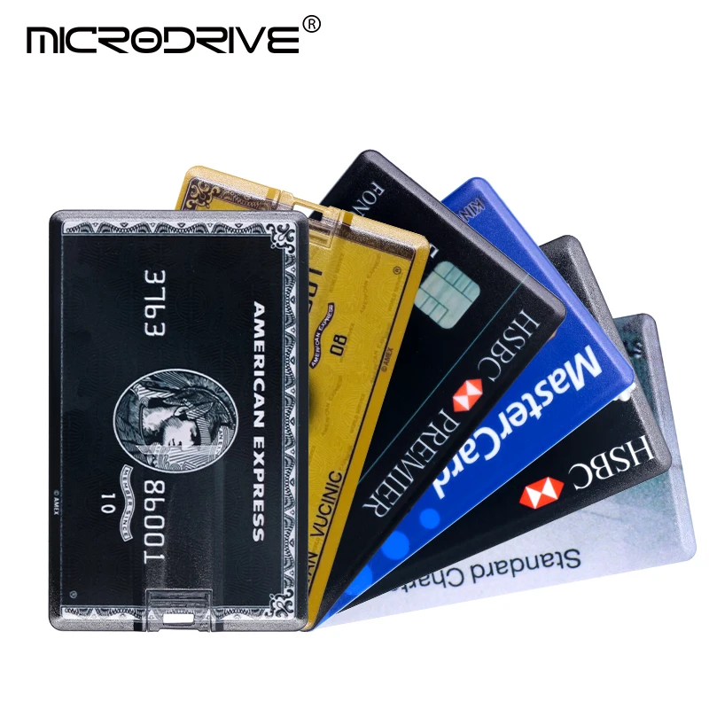 New waterproof Super Slim Credit Card USB Flash Drive 32GB pen drive 4G ...