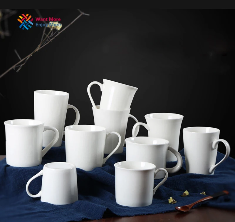 Multi-size Optional Simple Style Water Cup China Coffee Mug Ceramic ...