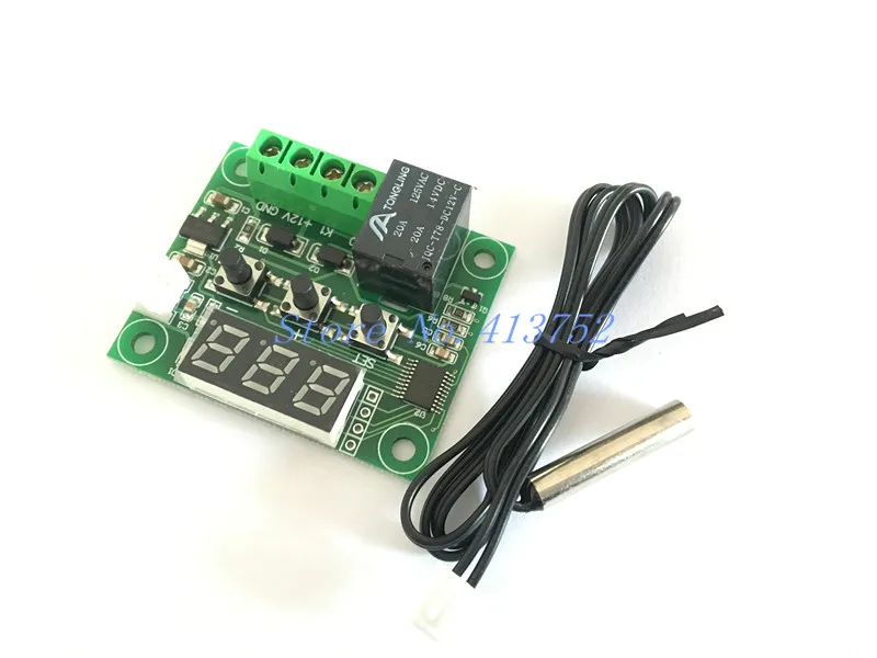1PCS W1209 DC 12V heat cool temp thermostat temperature control switch ...