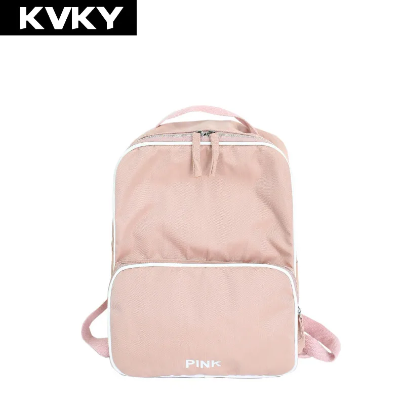 KVKY 2018 Waterproof Nylon Women Backpacks Preppy Style School Bags ...