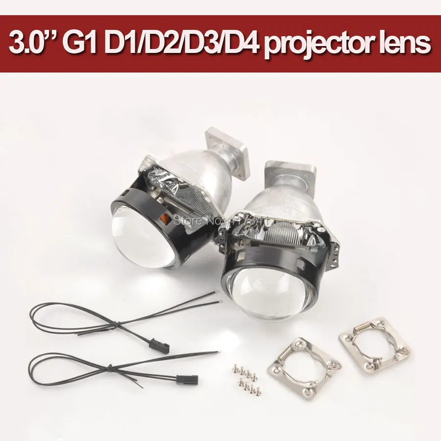 Nova G1 HID Bi Xenon Lente Do Projetor com Hi/Lo LHD para Carro D1S D2S ...
