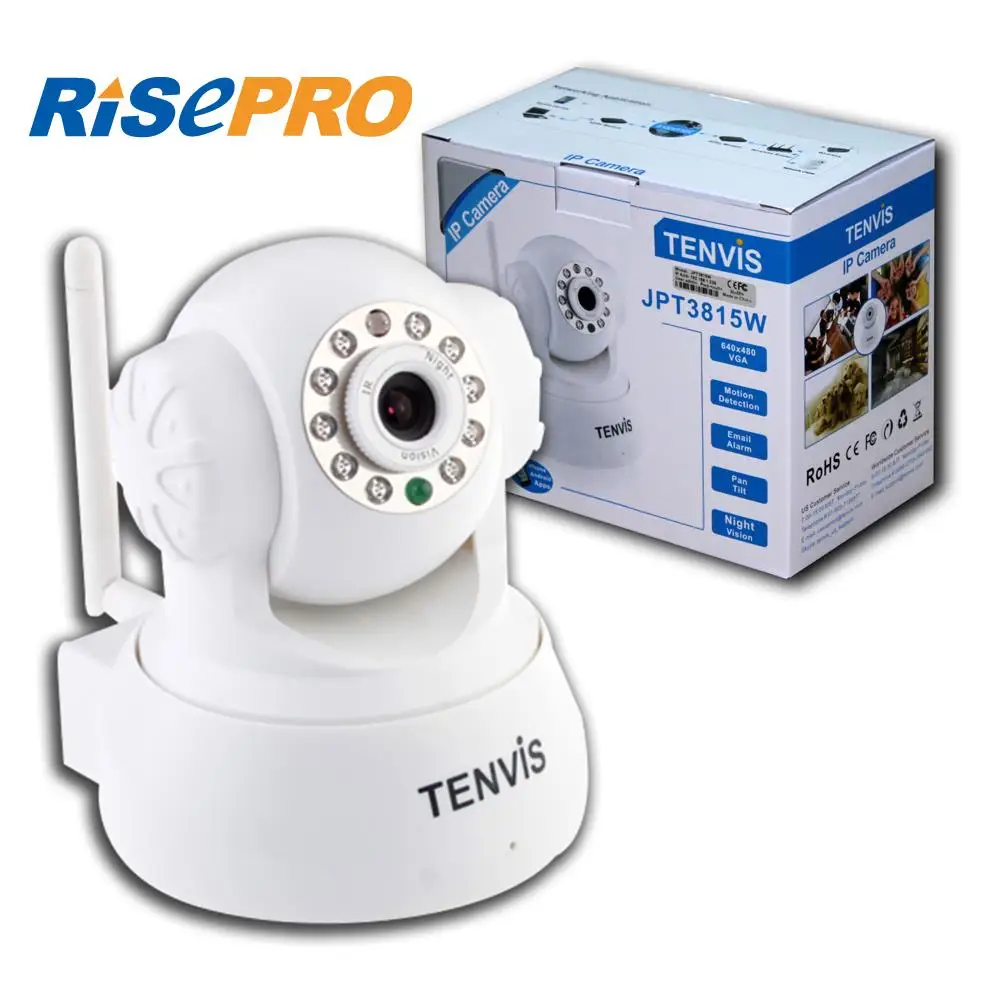 Risepro Tenvis Wireless PanTilt WIFI Audio Webcam iPhone Android CCTV ...