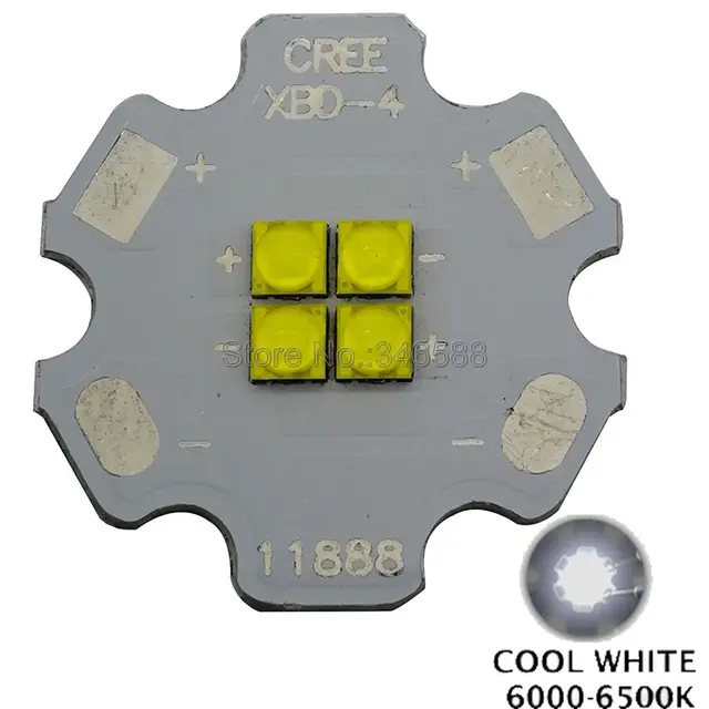 Cree XBD XB-D 4Leds 4-Chip Intergrated High Power LED Emitter Light 12V ...