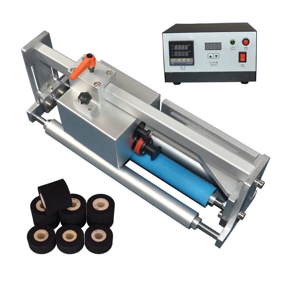 Hz100 Type Solid Ink Roll Expiry Date Code Printer For Packing Machine ...