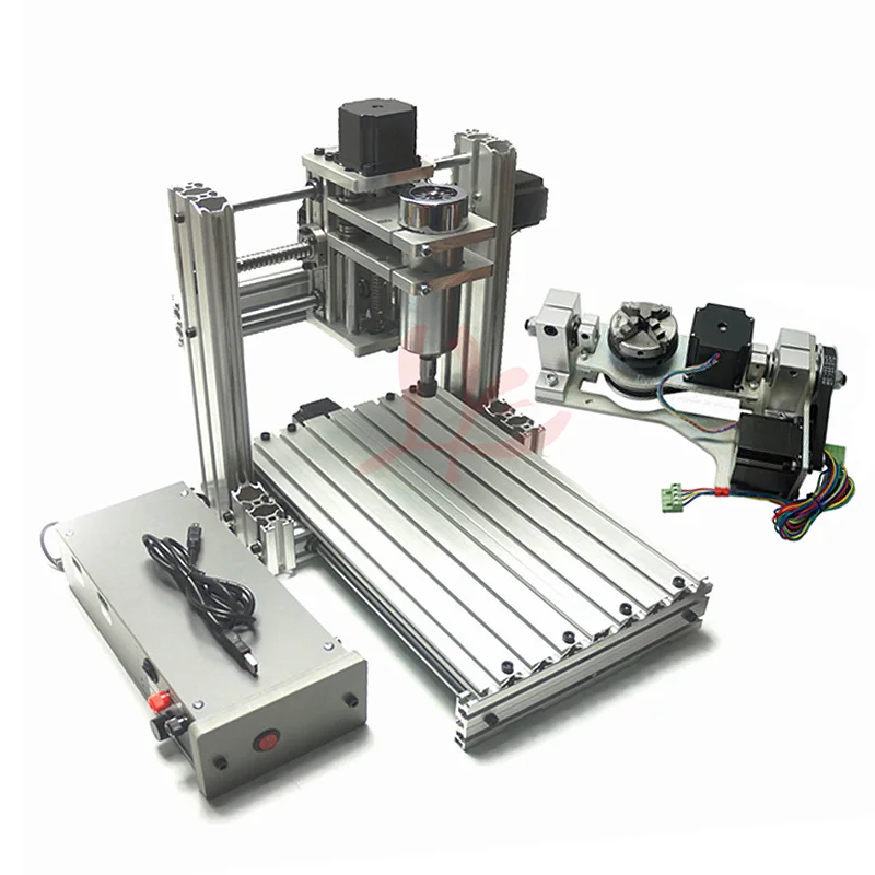Mini DIY 4020 CNC Metal Milling Machine Mach3 ER11 CNC Woodworking ...