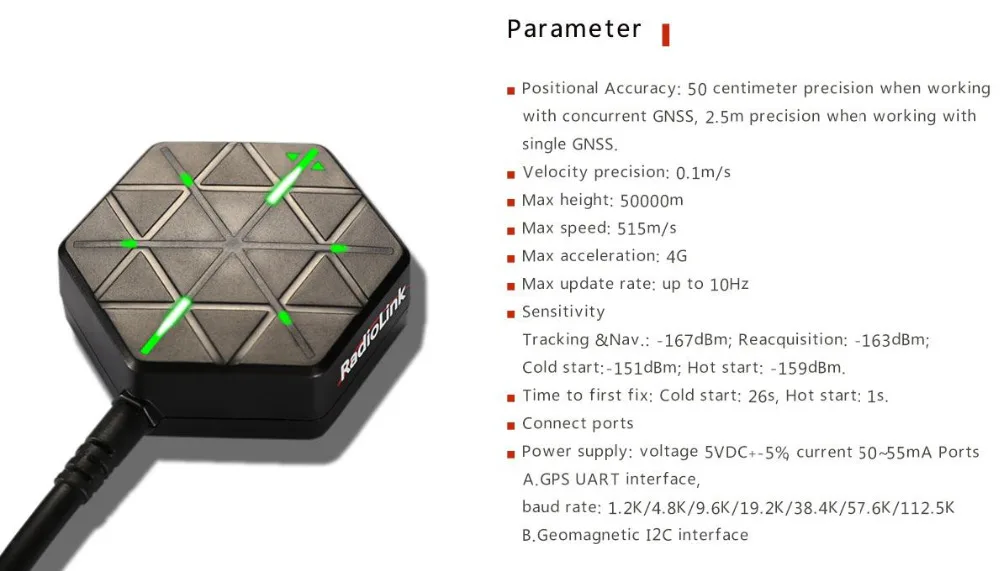 Radiolink Pixhawk PIX APM Flight Controller Combo with GPS Holder M8N ...