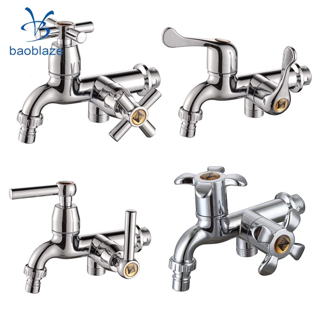 G1/2 Washing Machine Water Tap Sink Basin Bathtub Faucet For Home ...